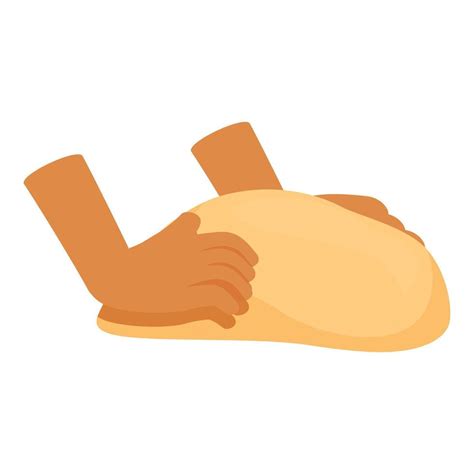 Baker Kneading Dough For Bread Making Process 55274886 Vector Art At Vecteezy