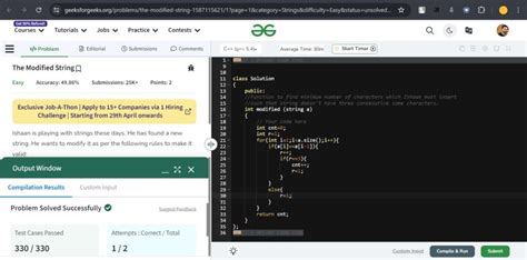 srinath kumar on linkedin codingchallenge geekforgeeks progress