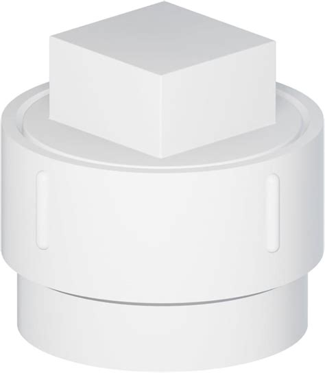 Supply Giant 6 In White Pvc Dwv Cleanout Adapter With C O Plug Slip