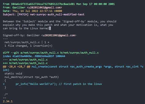 How To Submit A Linux Kernel Patch Ganliber S Home