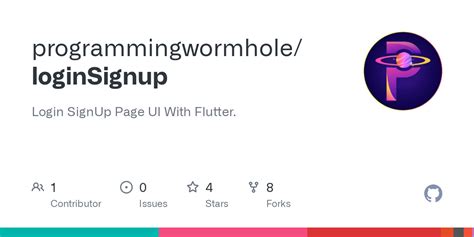 Github Programmingwormhole Loginsignup Login Signup Page Ui With Flutter