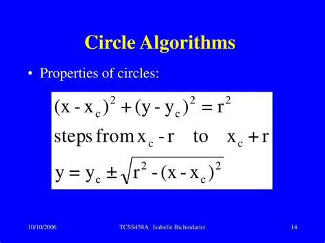 Ppt Line And Circle Drawing Algorithms Powerpoint Presentation Free