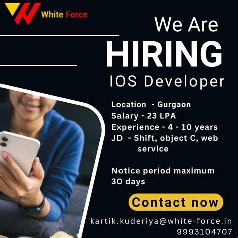 white force group on linkedin experience developer ios gurgaon