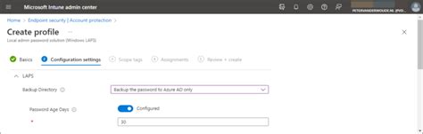 Resetting The Managed Local Administrator Password When Using Windows