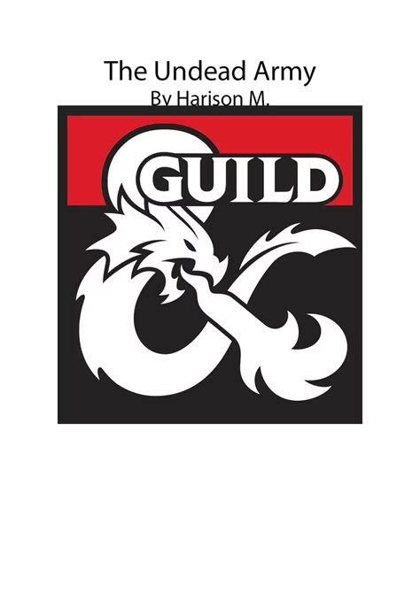 The Undead Army Part 1 Dungeon Masters Guild Drivethrurpg