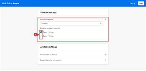 how to bulk enable or disable unpowered mode motive help center