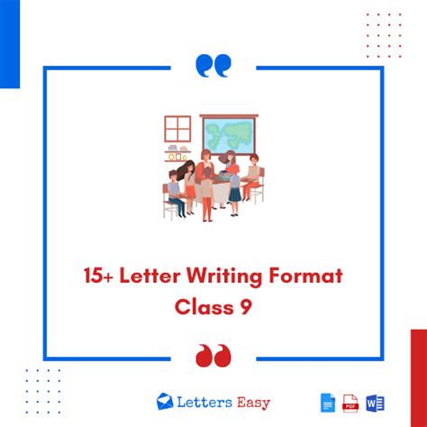 15 Letter Writing Format Class 9 Writing Tips Format Examples Letters Easy