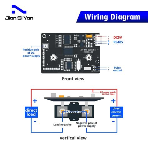 Jsy Mk Dc Voltmeter Ammeter Metering A Rs Dc Single Channel Current Voltage