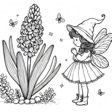 Hyazinthen Zum Ausdrucken Ausmalbilder Kostenlos Herunterladen