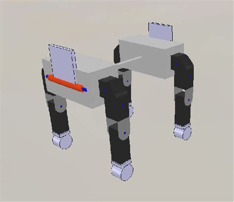 figure 1 from mpc based control strategy of a neuro inspired quadruped