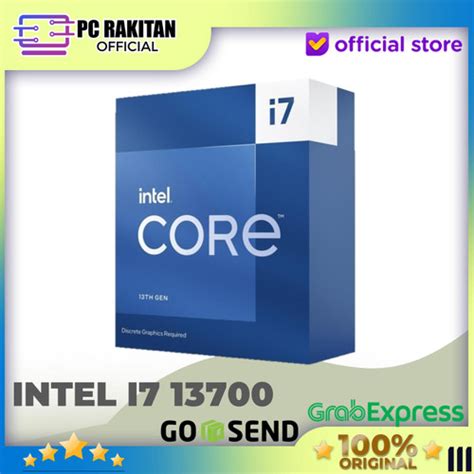Promo Intel Processor Core I7 13700 16 Core 24 Threads 520ghzlga 1700
