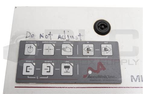 ACCUWEB CTL 1000 02 WEB GUIDE CONTROLLER 115 230VAC 50 60HZ 30VDC 4A PLC Toolbox Supply