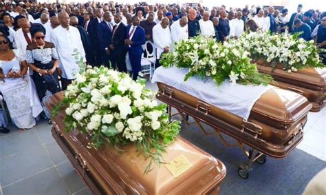 Stella Dimoko Access Group Ceo Herbert Wigwe Wife Chizoba And Son Chizzy Laid To Rest