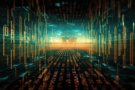 minimalistic abstract background with binary code and circuitry