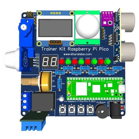 Jual Gd99 Trainer Kit Raspberry Pi Pico Praktikum Kit Pembelajaran