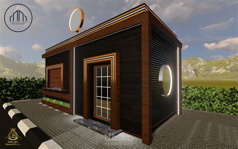 تصميم ديكور خارجي معماري لمحل يبيع على الطريق Dawood Bacha مستقل