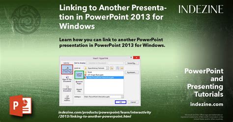 Linking To Another Presentation In Powerpoint 2013 For Windows