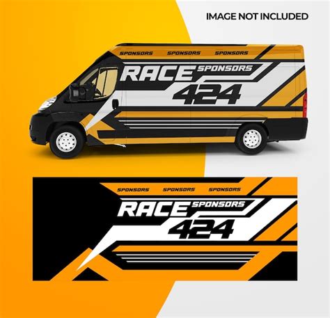 Premium Vector Simple Racing Branding Car Decal Wrap Design Abstract