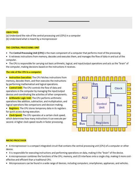 31 Computer Architecture Notebook Work Pdf Central Processing