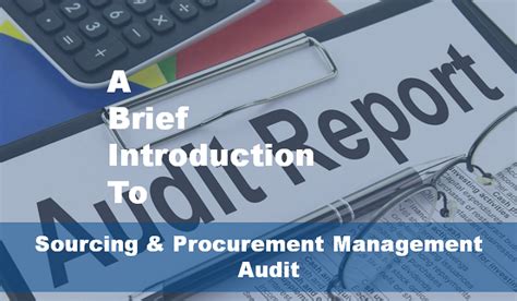 Procurement Audit Global Leading Information Platform For Advanced