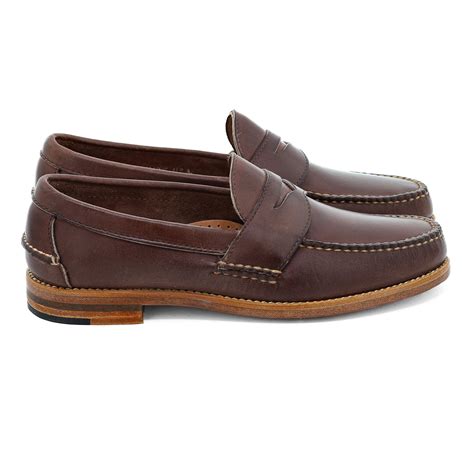 Pinch Penny Loafer Dark Brown Rancourt And Co Mens Boots And Shoes