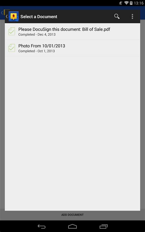 docusign android tablet english evernote app center