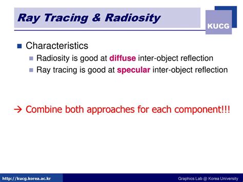 Illumination Model 고려대학교 컴퓨터 그래픽스 연구실 Ppt Download
