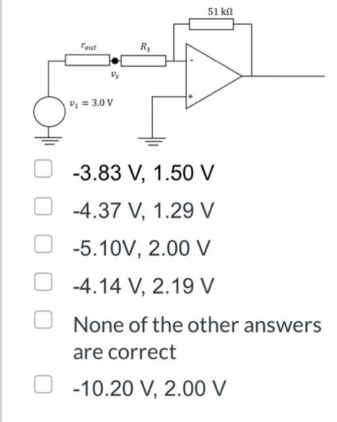 Solved The Inverting Amplifier Shown Is Used To Amplify The