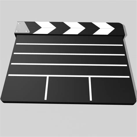 클래퍼 보드 3d 모델 9 Unknown Max Free3d