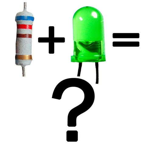 Choosing The Resistor To Use With LEDs Electronic Circuit Design Electronics Basics Diy
