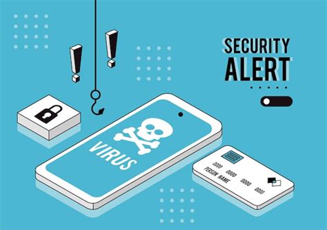 Premium Vector Smartphone And Virus Alert
