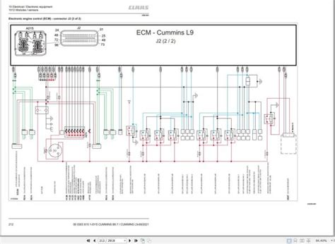 Claas Cummins Engine B67 B136c L9 L133c Technical Systems 00 0303