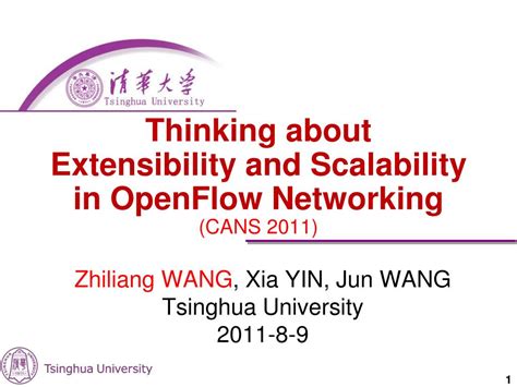 Ppt Thinking About Extensibility And Scalability In Openflow