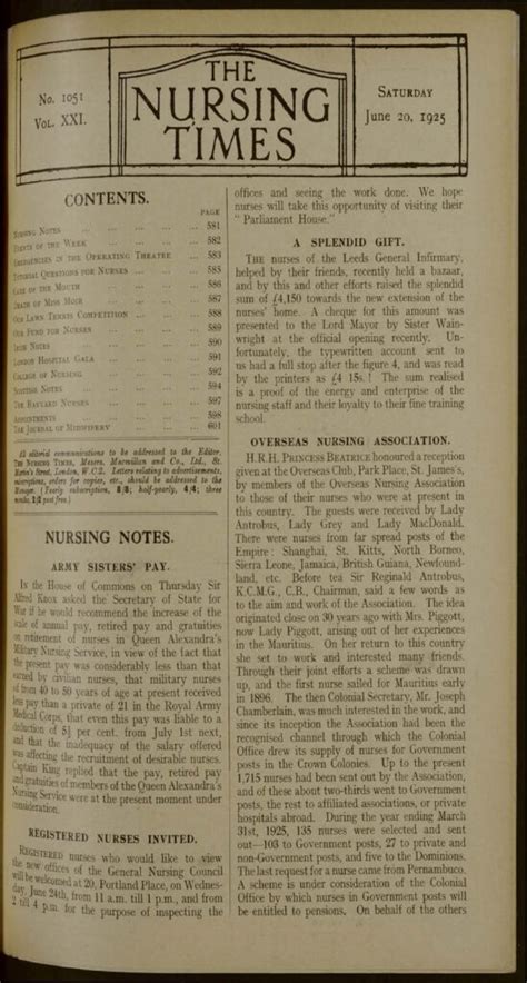 Issue 1051 1925 06 20 Nursing Times