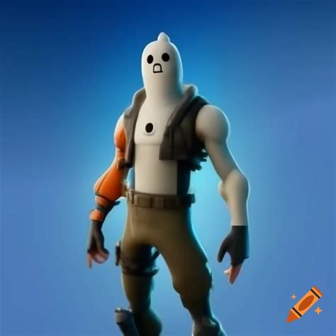 Skibidi Toilet Themed Character In Fortnite Game On Craiyon