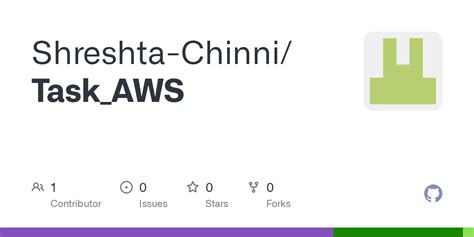 Github Shreshta Chinnitaskaws