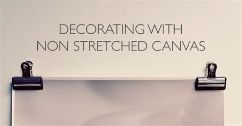 How to Hang Flat Canvas Prints Original Wall Décor Ideas