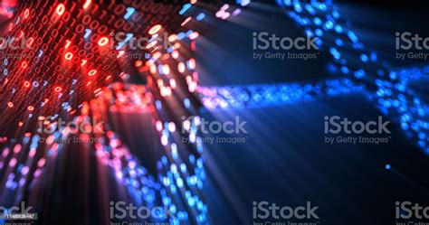 hacking red and blue digital binary code matrix 01 background hacker dark web matrix digital