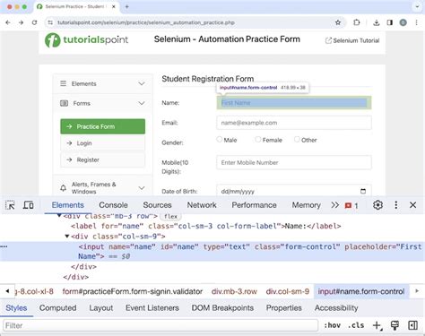Selenium Webdriver Locator Strategies
