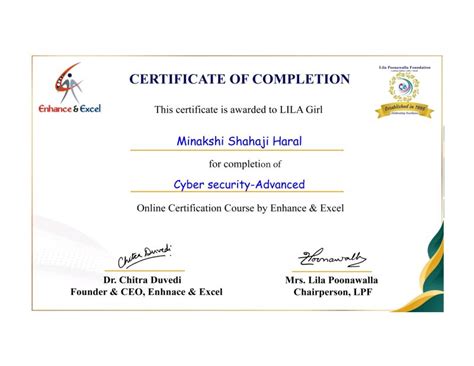 minakshi haral on linkedin cybersecurity lilapoonawallafoundation