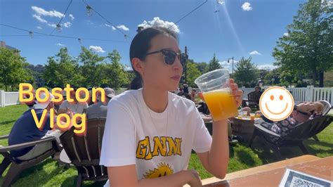 보스턴 브이로그 완벽한 날씨에 야외에서 즐기는 보스턴 1등 맥주 남편 도시락 싸기 보스턴 아울렛 털기 Youtube