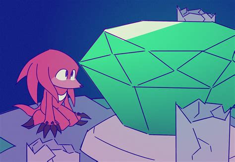 Knuckles And The Master Emerald R Sonicthehedgehog