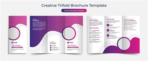 Creative Corporate Business Trifold Brochure Template Design Abstract Business Trifold Brochure