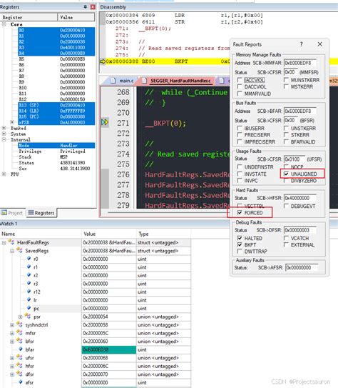 Cortex M3m4m7 芯片 Fault 分析原理与实战 Yuxxxxxxxxxx