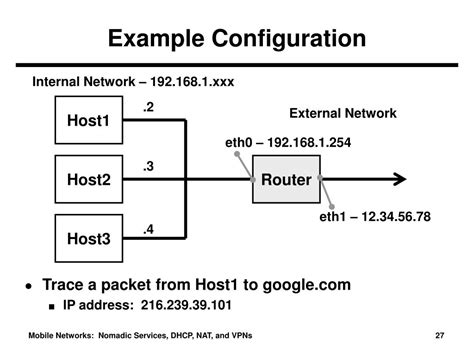 PPT Lecture Mobile Networks Nomadic Services DHCP NAT And VPNs PowerPoint Presentation