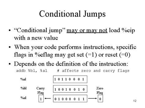 Assembly Language Programming Iii Condition Codes And Jump