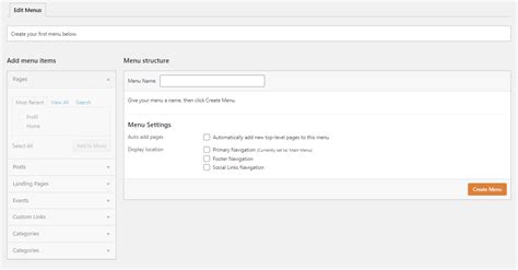 elementor add menu items on wordpress is disabled stack overflow