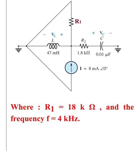 Solved Where R118kΩ And The Frequency F4khzfind The