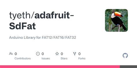 Github Tyethadafruit Sdfat Arduino Library For Fat12fat16fat32