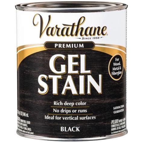 Varathane Gel Stain 1 Qt Black Wood Interior Gel Stain Lazada Ph